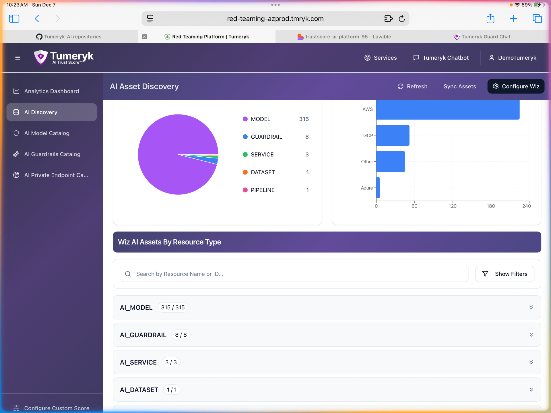 AI-SPM Wiz Integration | Tumeryk Documentation